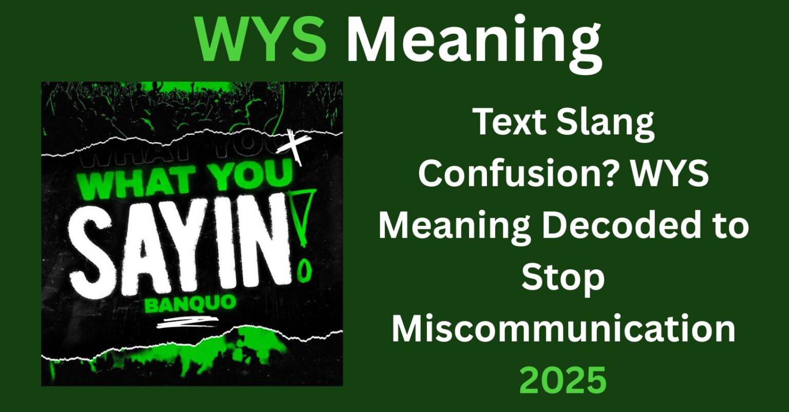 Text Slang Confusion? WYS Meaning Decoded to Stop Miscommunication 2025